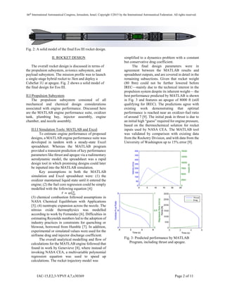 The Design and organization aproach to a student build paraffin nitrous ...