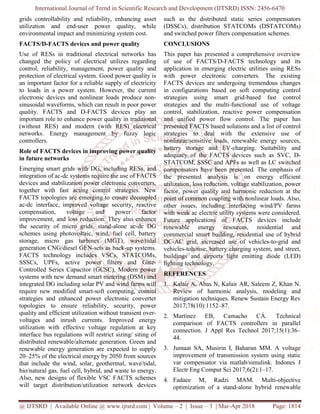 A comprehensive review on D-FACTS devices | PDF