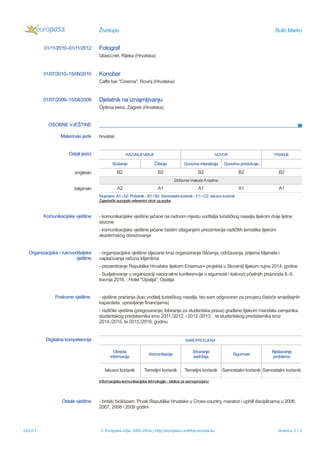 Marko Bulić - CV (HR) | PDF
