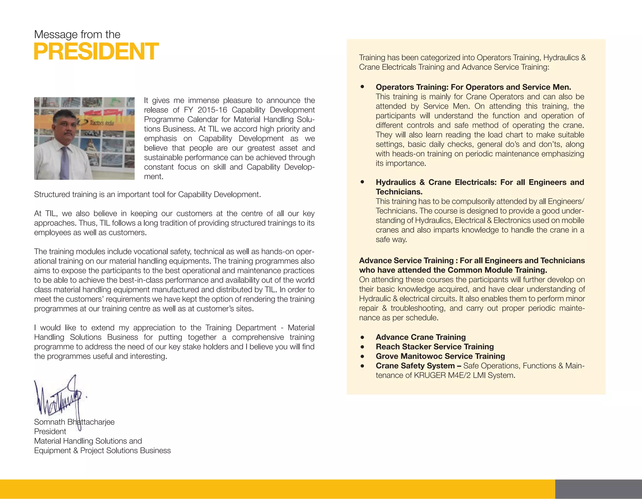 Customer training booklet | PDF