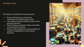 Make in india power point presentations. | PDF
