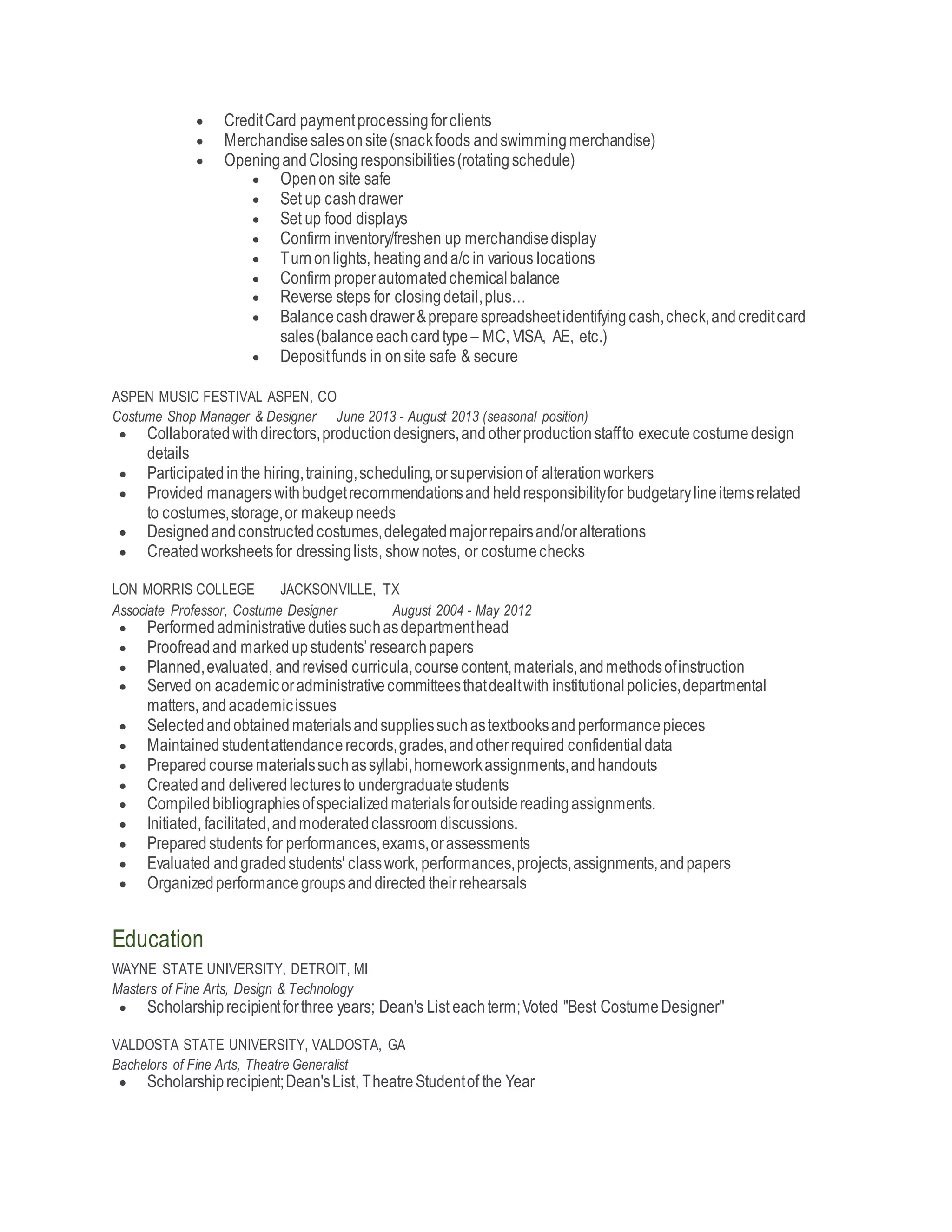 targeted resume with references | PDF