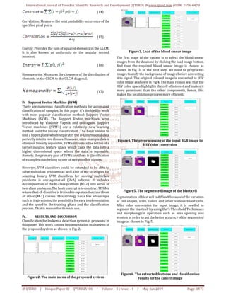 Classification of Leukemia Detection in Human Blood Sample Based on ...