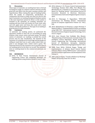 Design and Implementation of Mini Car Washing | PDF