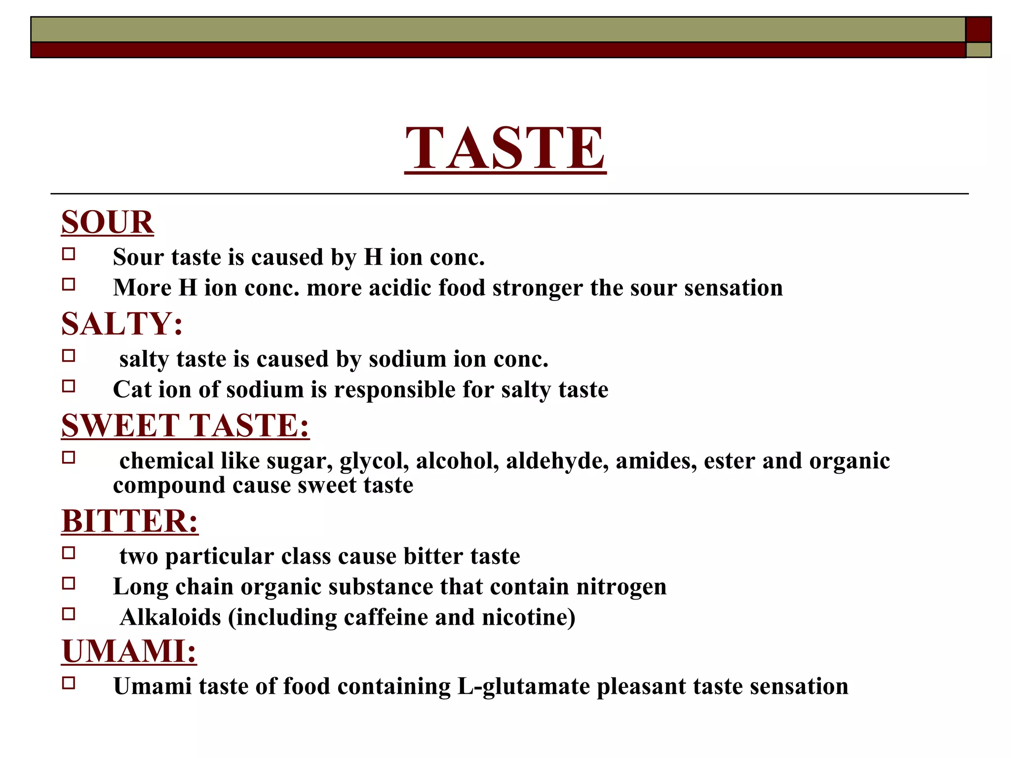 SPECIAL SENSES | PPT