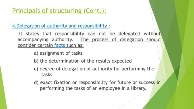 organizational structure of a library