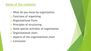 organizational structure of a library | PPTX