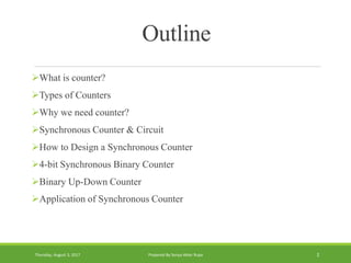Synchronous Counter in Digital Logic Device | PPTX