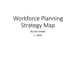 Workforce Planning Strategy Map | PPTX
