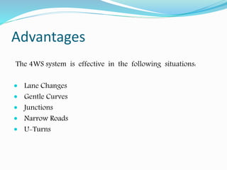 Fabrication of optional 4W steering mechanism | PPT