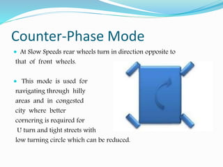 Fabrication of optional 4W steering mechanism | PPT