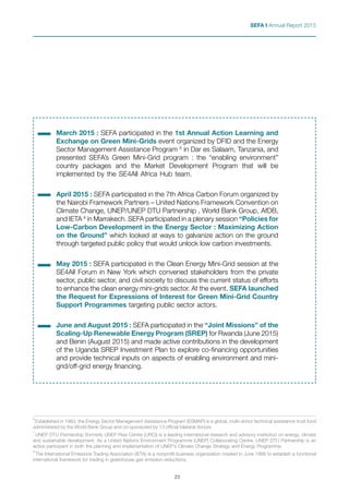 SEFA ANNUAL REPORT 2015 | PDF