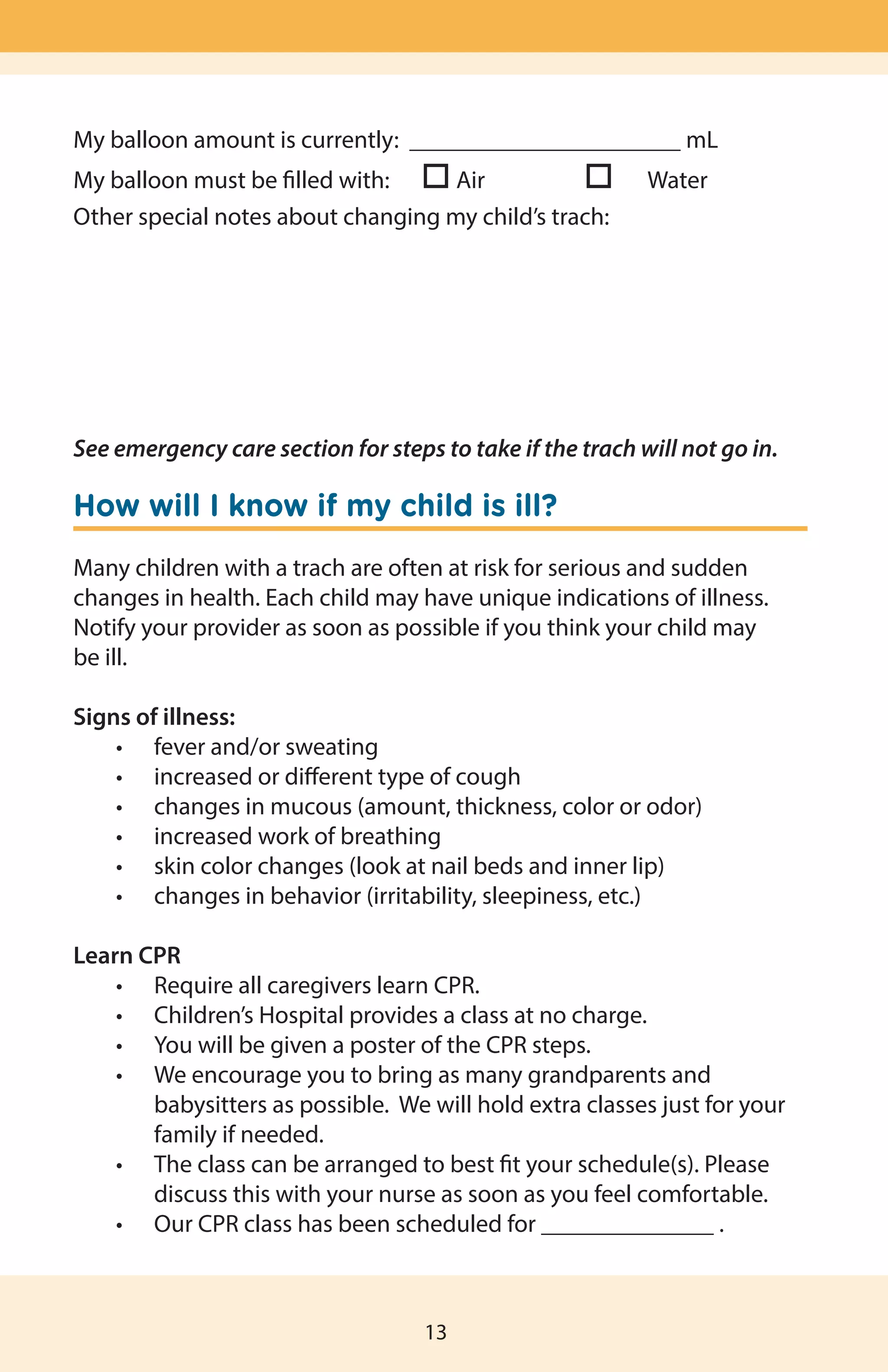What You Need to Know About Your Child's Tracheostomy | PDF