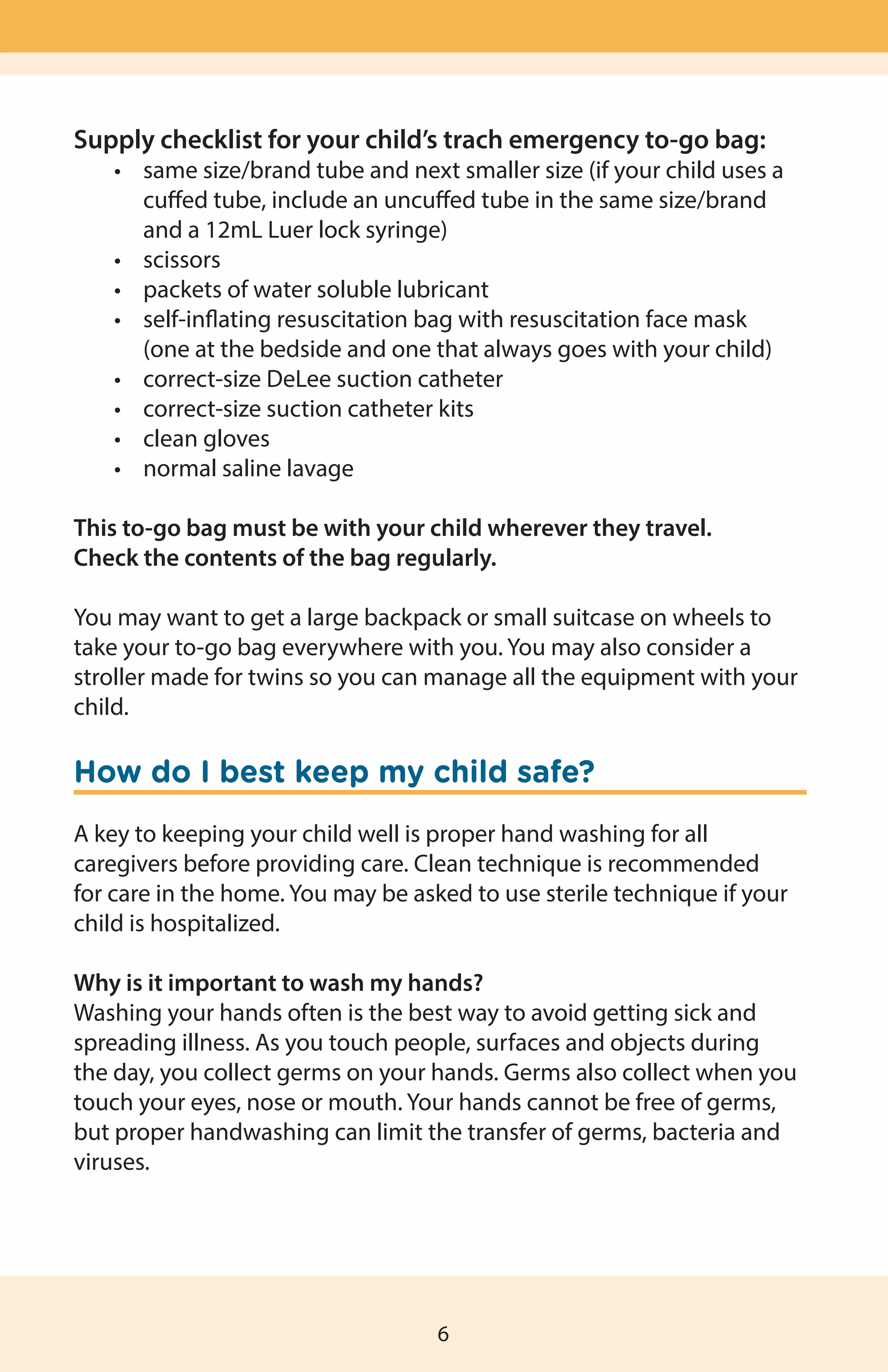 What You Need to Know About Your Child's Tracheostomy | PDF