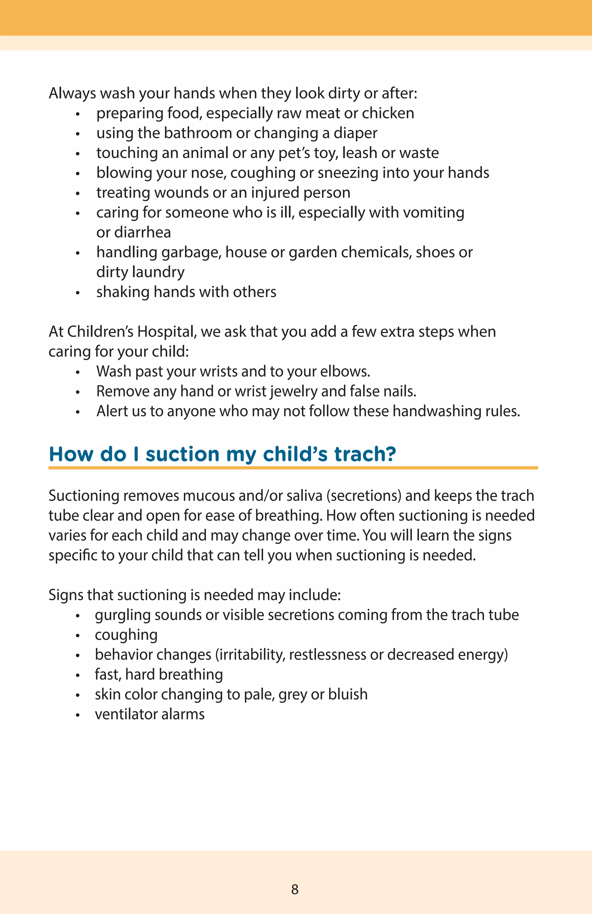 What You Need to Know About Your Child's Tracheostomy | PDF