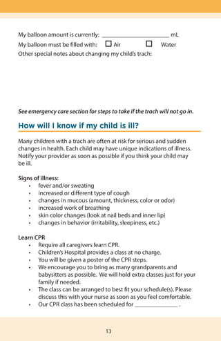 What You Need to Know About Your Child's Tracheostomy | PDF