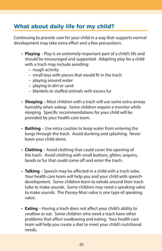 What You Need to Know About Your Child's Tracheostomy | PDF