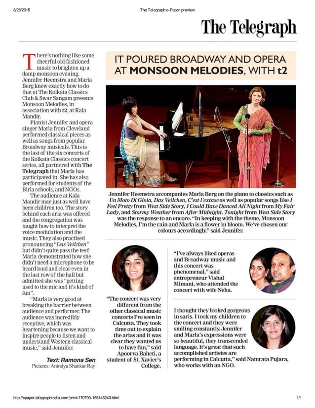 July 2015 Kala Mandir The Telegraph e-Paper preview | PDF