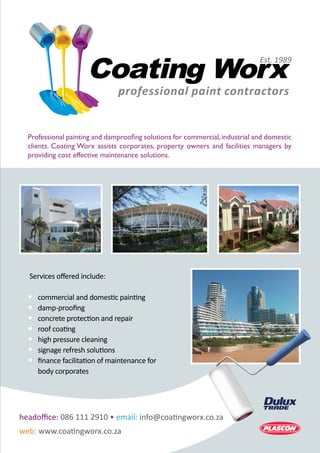 Coating Worx Brochure_Email | PDF
