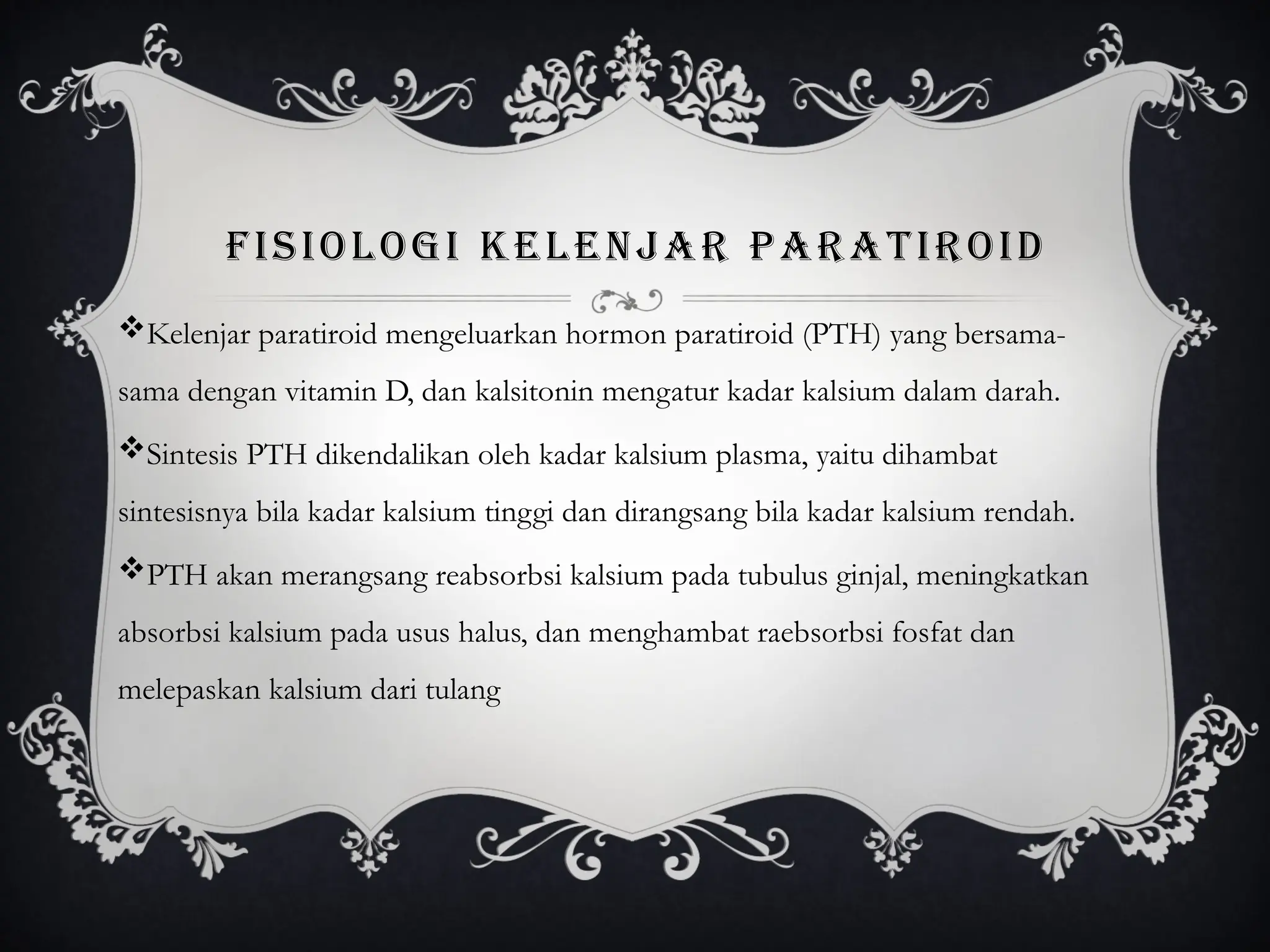 kelenjar paratiroid manusia dan fungsinya | PPT