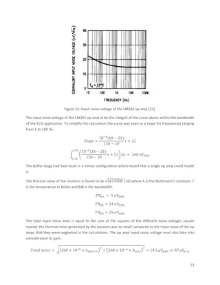 3rd Year Project - Design and build of an Electrocardiogram | PDF