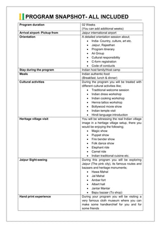 INDIA_CULTURE_EXCHANGE_PROGRAM_2016-17 | PDF | National & Civic ...