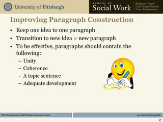 315_BscWrtngSklls_Ppt.pptxnnnnnnnnnshdjtj | PPTX | Homework and Study ...