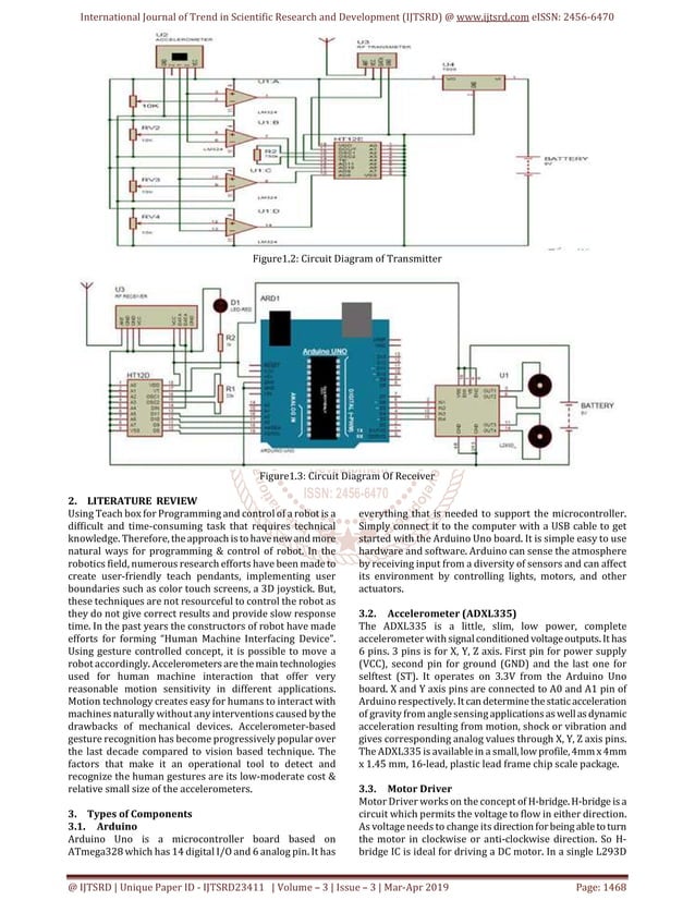 Gesture Control Robot Using Arduino Pdf
