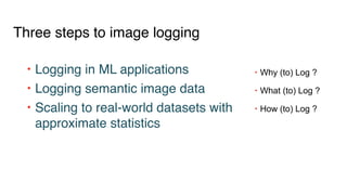 Semantic Image Logging Using Approximate Statistics & MLflow | PPT