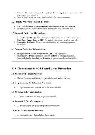 Microsoft Windows OS Security and Protection | PDF