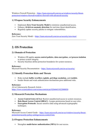 Microsoft Windows OS Security and Protection | PDF