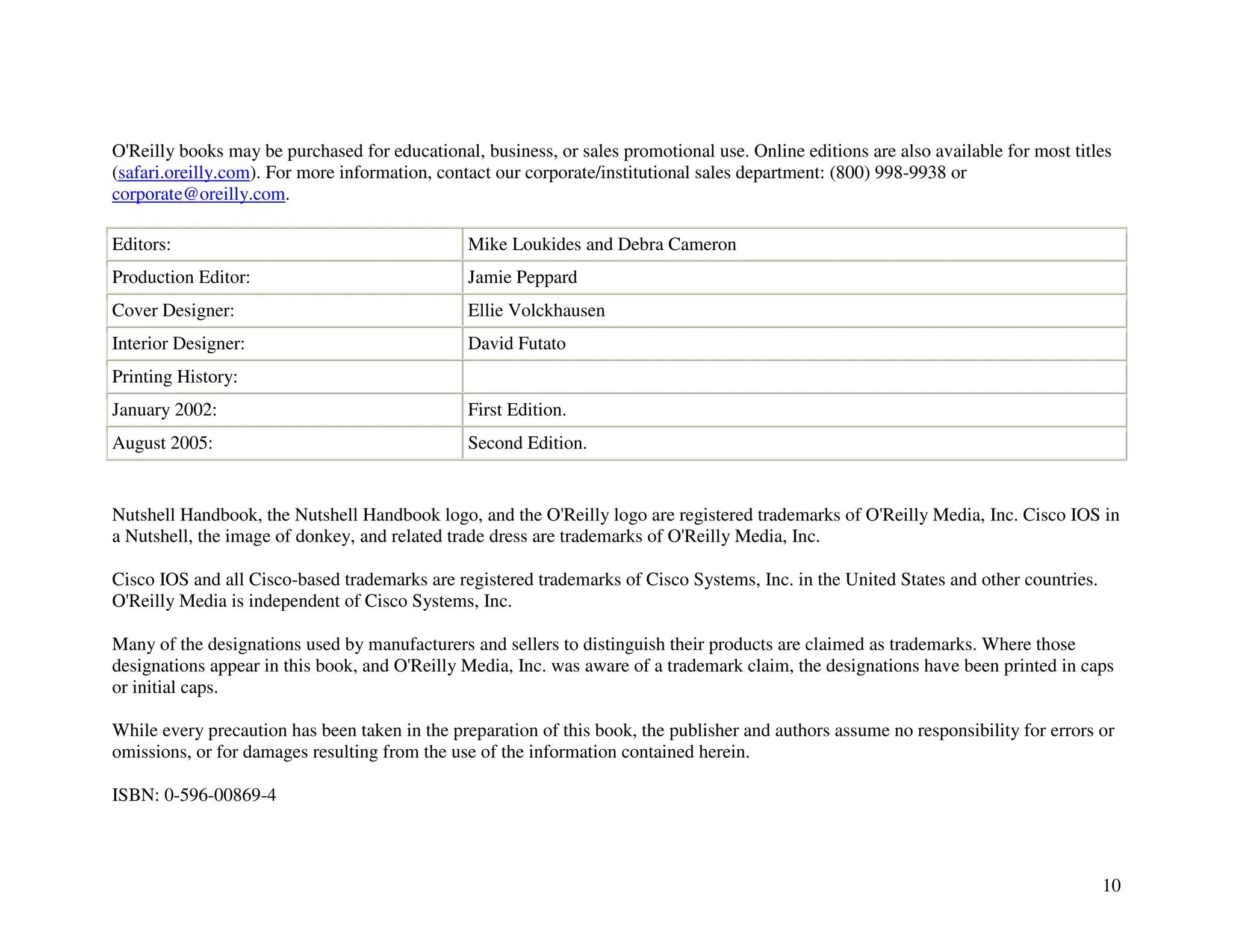 Cisco IOS in a Nutshell 2nd ed Edition James Boney | PDF