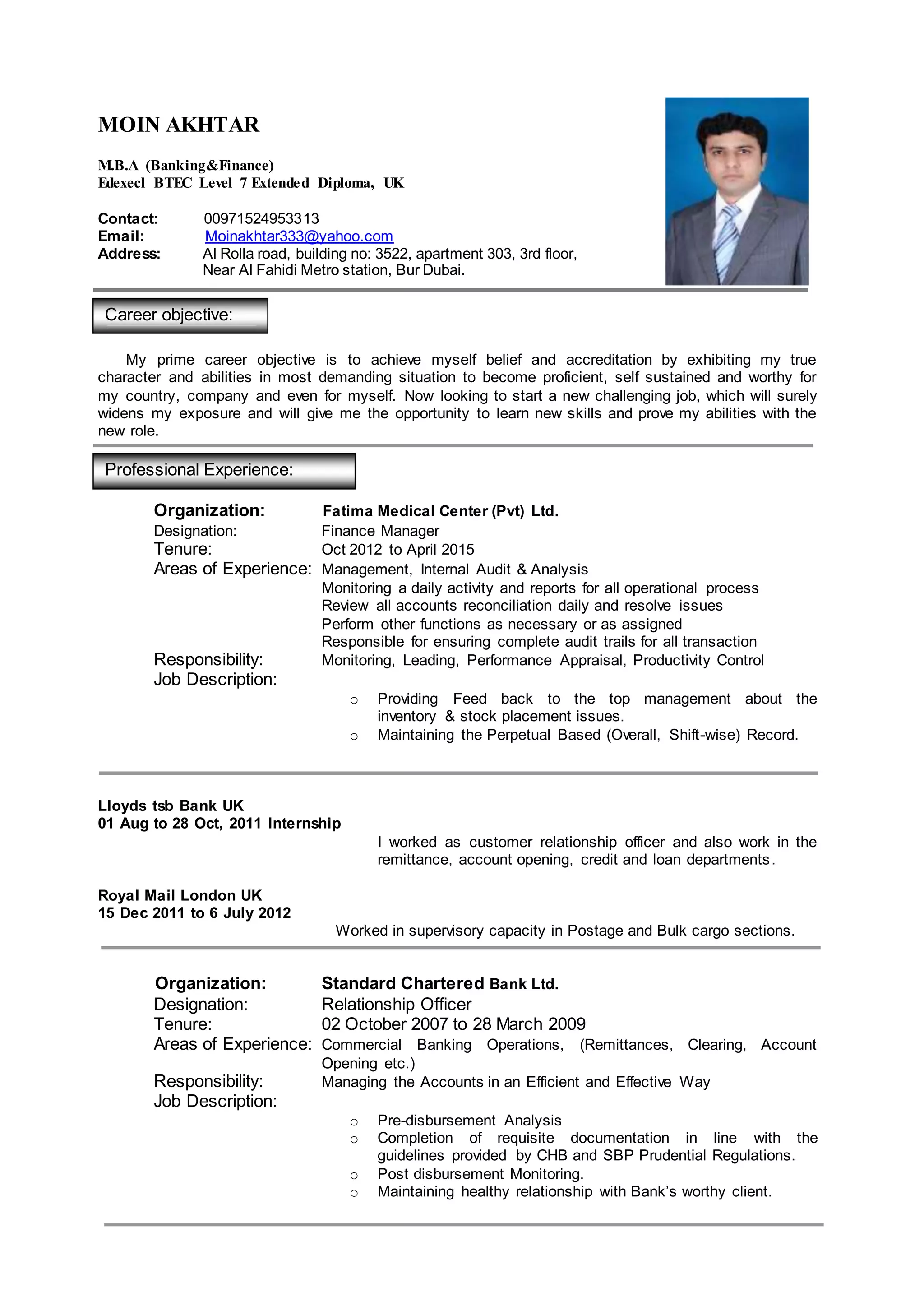 Moin Akhtar Resume | DOCX