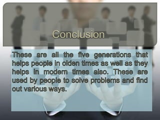 Generation of Computers | PPTX