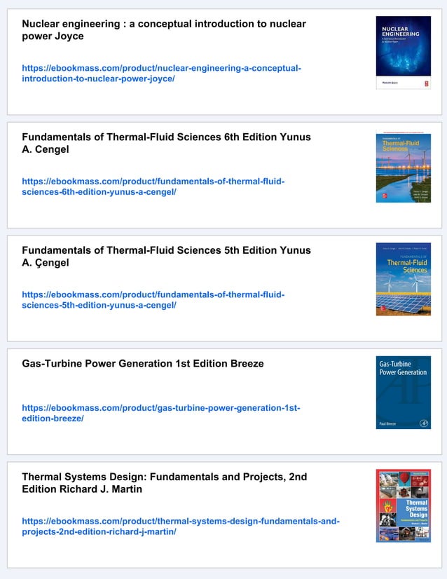 Fundamentals of Thermal and Nuclear Power Generation Yasuo Koizumi (Editor) | PDF