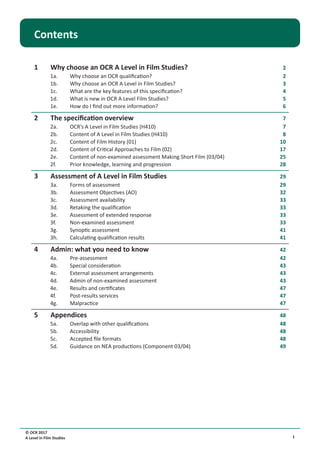 316666 specification-accredited-a-level-gce-film-studies-h410 | PDF