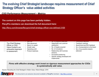 Chief Strategy Officer (CSO) Defined | PDF