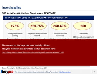 Chief Strategy Officer (CSO) Defined | PDF