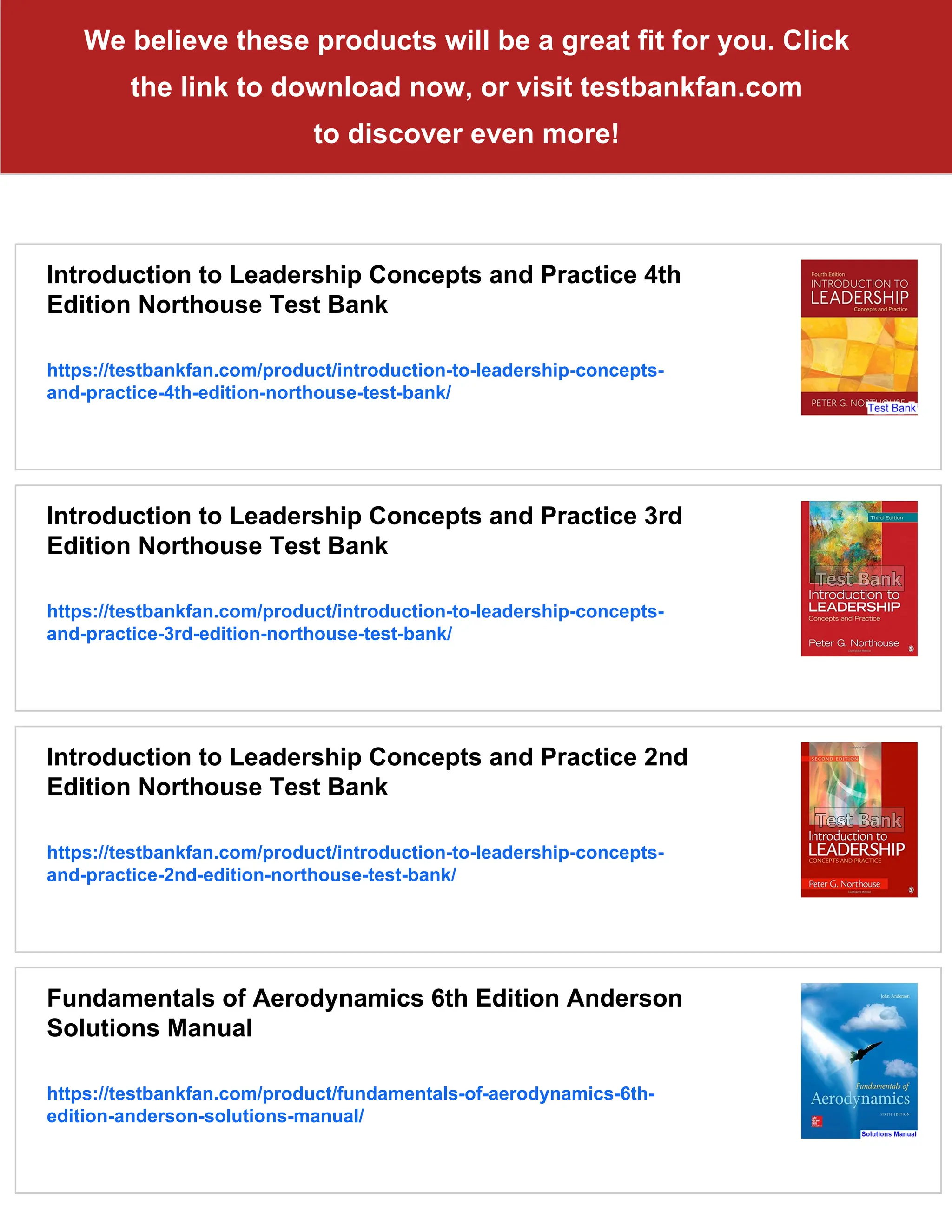 Introduction to Leadership Concepts and Practice 4th Edition Northouse ...