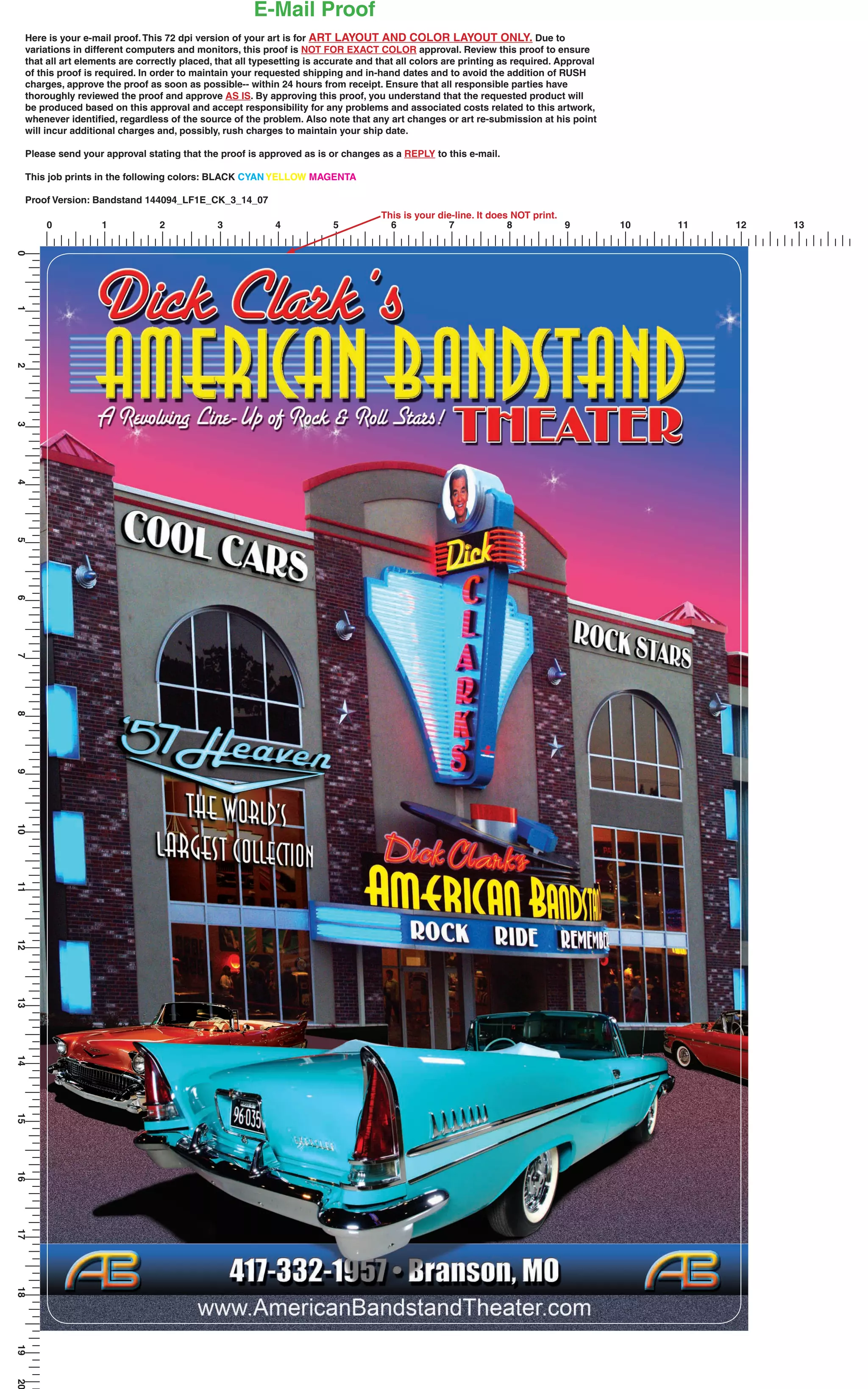 3 16 American Bandstand Poster Proof | PDF | Desktop Publishing ...