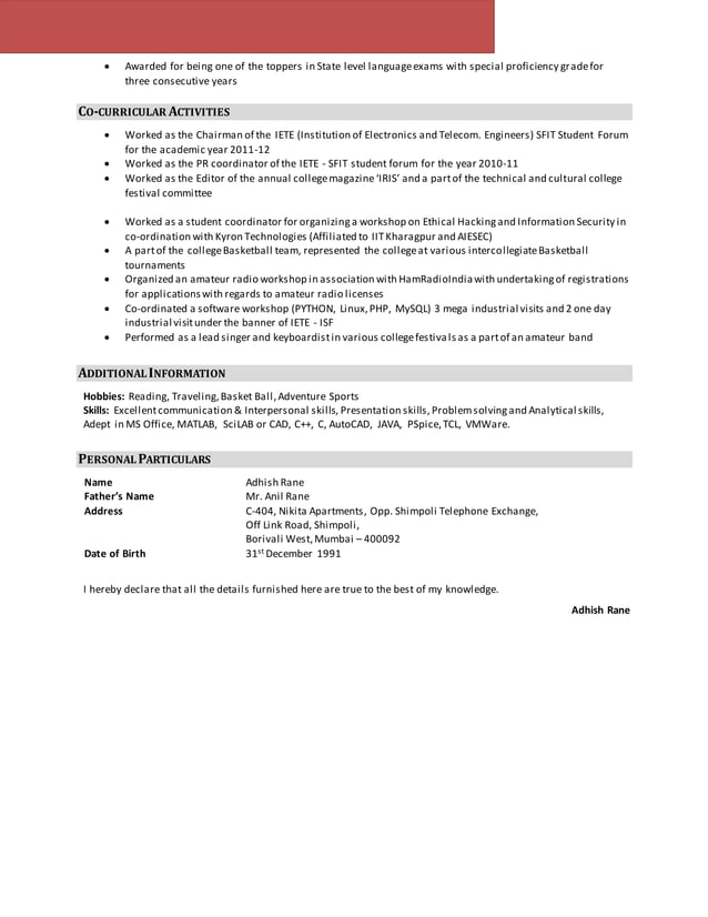 Adhish_Rane Resume | DOCX | Computer Networking | Computing