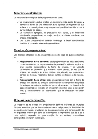 programacion-de-operaciones-secuenciacion-de-trabajos | DOCX