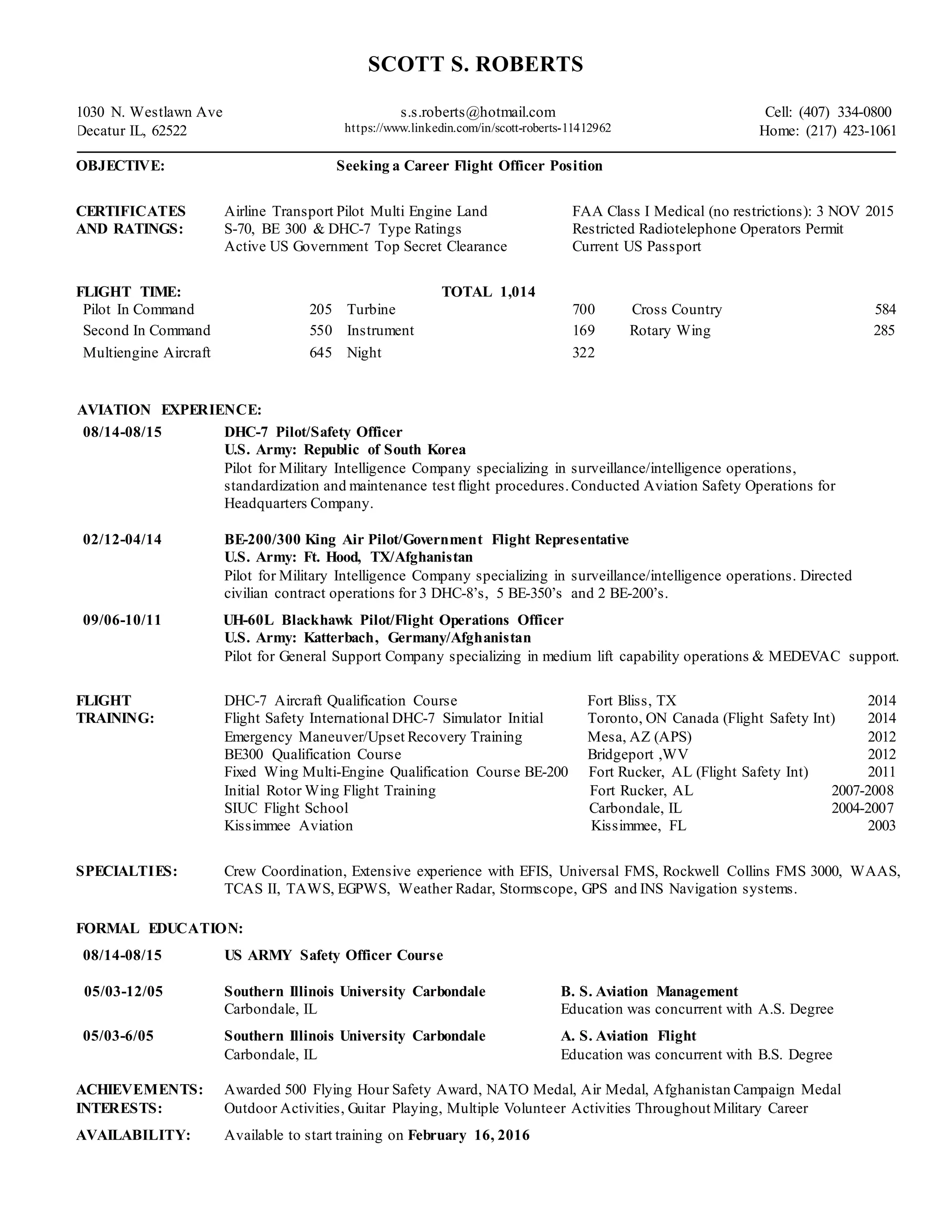 Roberts Resume | DOCX