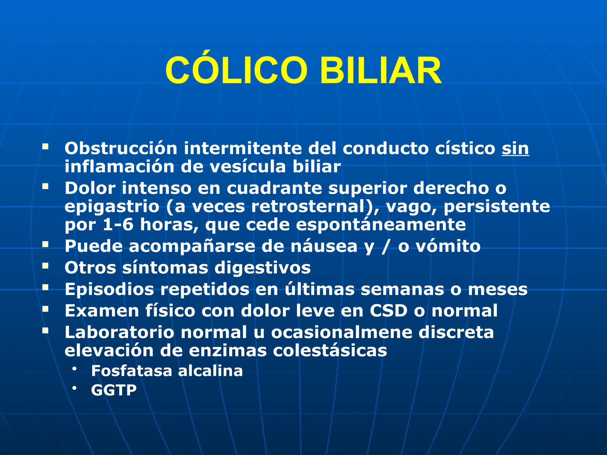 Colelitiasis y sus complicaciones quirúrgicas. | PPTX