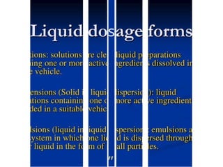 Liquid dosage forms of drugs for medical use.pptx