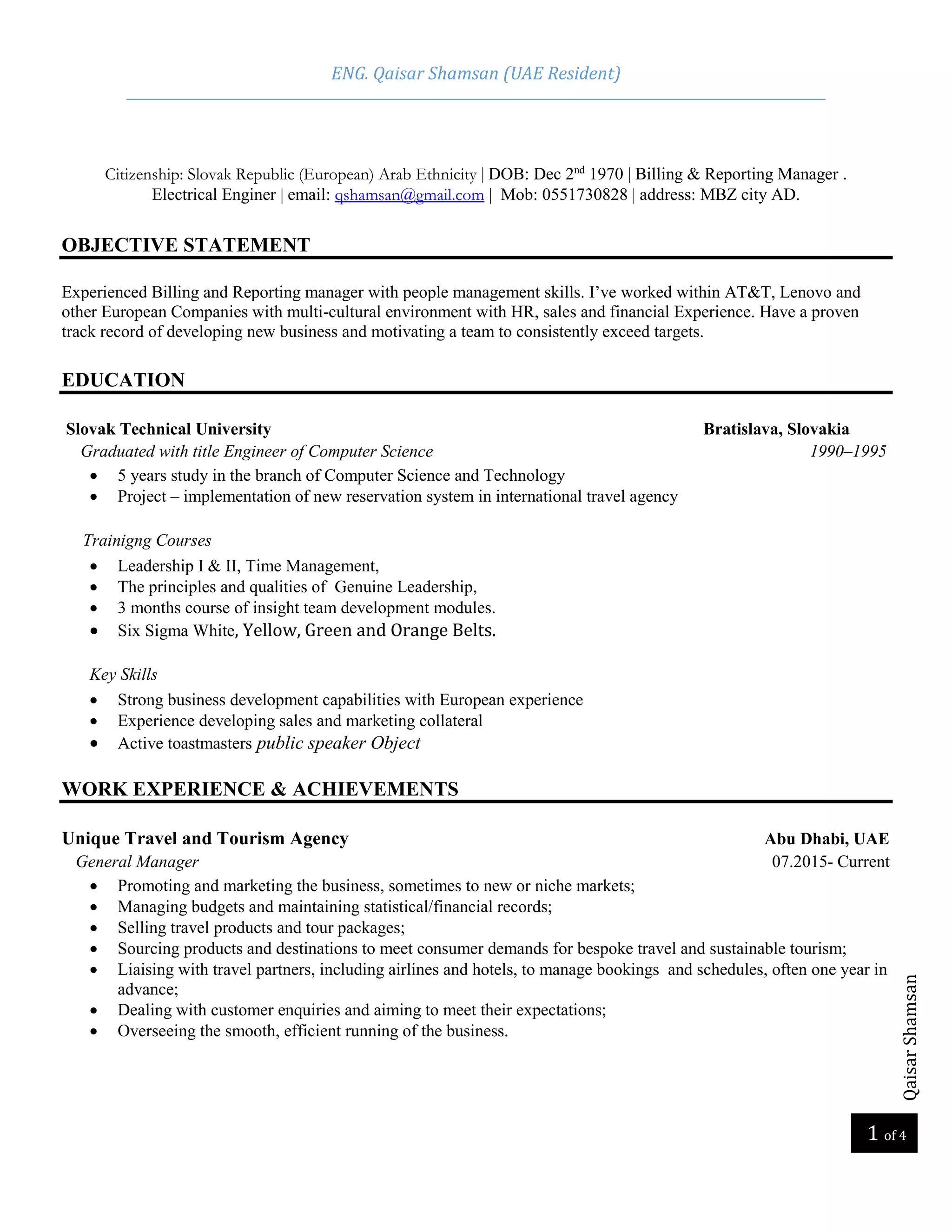 Qaisar_Shamsan_CV_2016 | PDF