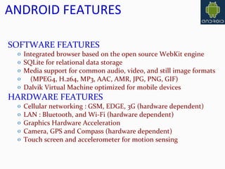 ANDROID presentation prabal | PPT