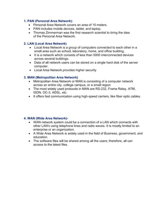 Computer Networking Theory Assignment 1 | PDF