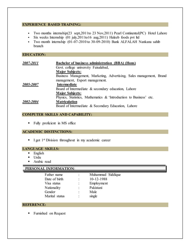 faisal hayat cv | DOCX