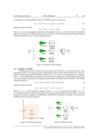 Design of fractional order controllers using constrained optimization and reference tracking ...